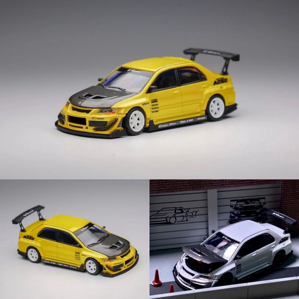 【ใช้ได้】Y.E.S 1/64 Mitsubishi Lancer EVO 9th Generation ถอดออกได้ โมเดล ...