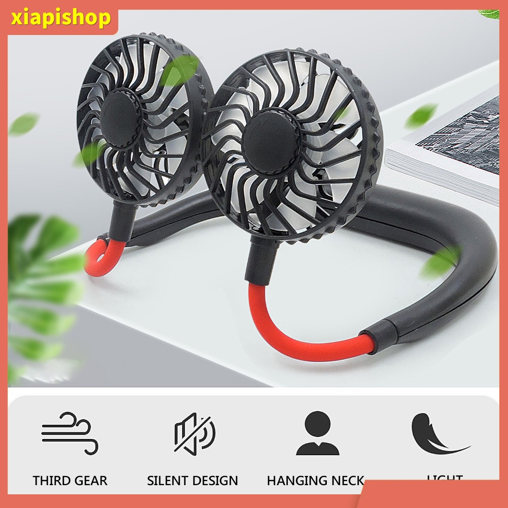 {XIAPI} พัดลมระบายความร้อน แบบคล้องคอ ชาร์จ USB แบบพกพา สีสันสดใส ...