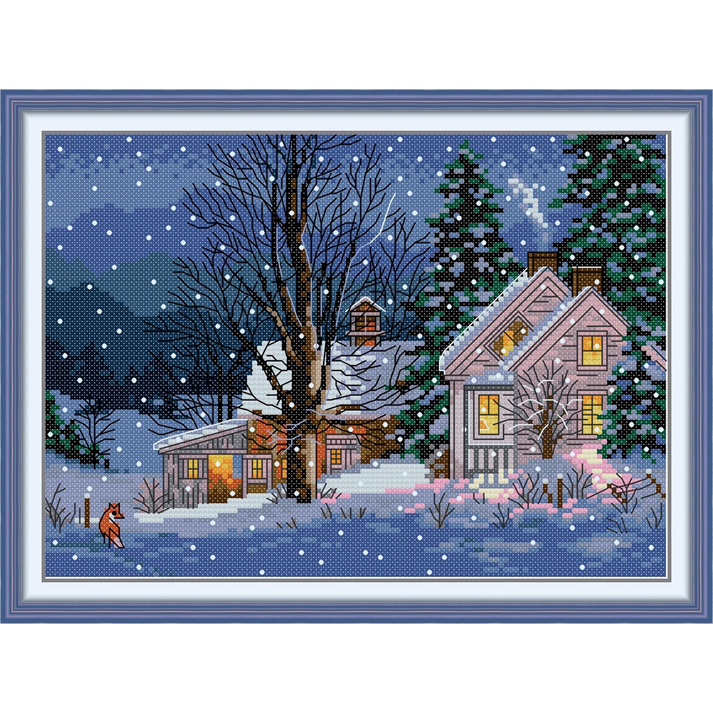 Joy Sunday ชุดปักครอสสติตช์ ปักครอสสติตช์ DMC DIY | Shopee Thailand