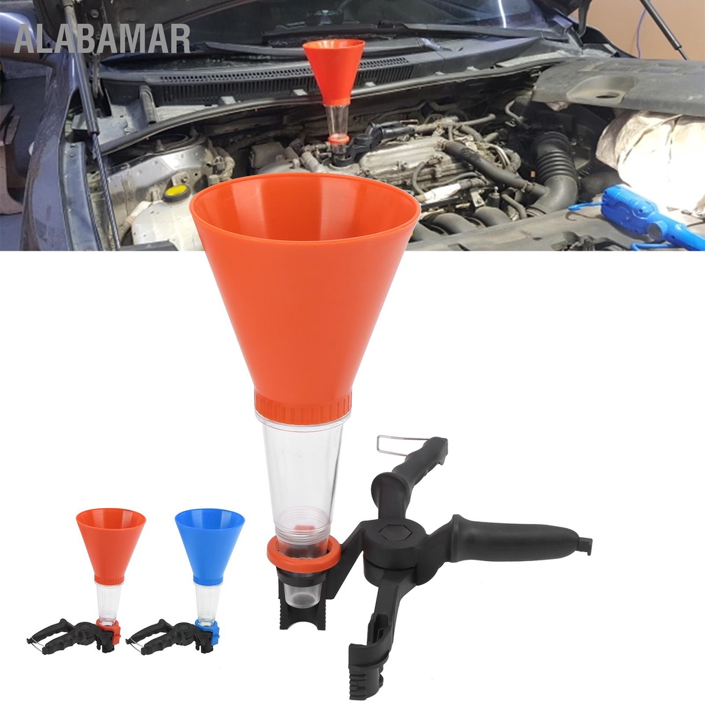 ALABAMAR 3PCS Engine Oil Funnel Kit Universal AntiStatic AntiCorrosion เครื่องมือมือรถยนต์ ...