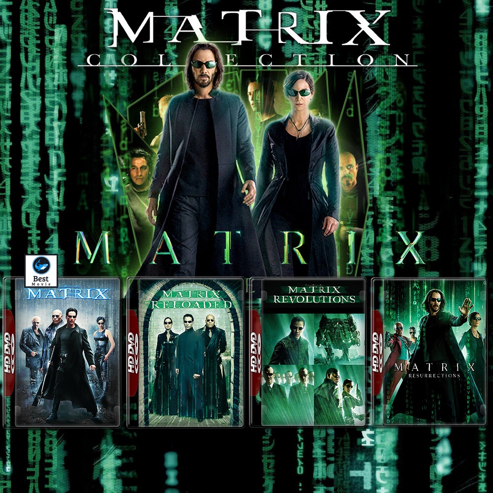 แผ่น 4K หนังใหม่ The Matrix ภาค 1-4 4K Master เสียงไทย (เสียง ไทย ...