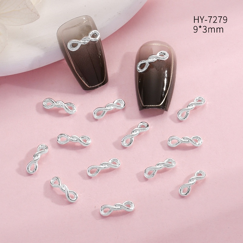 ใหม่ เครื่องประดับตกแต่งเล็บ โลหะถัก อัลลอย | Shopee Thailand