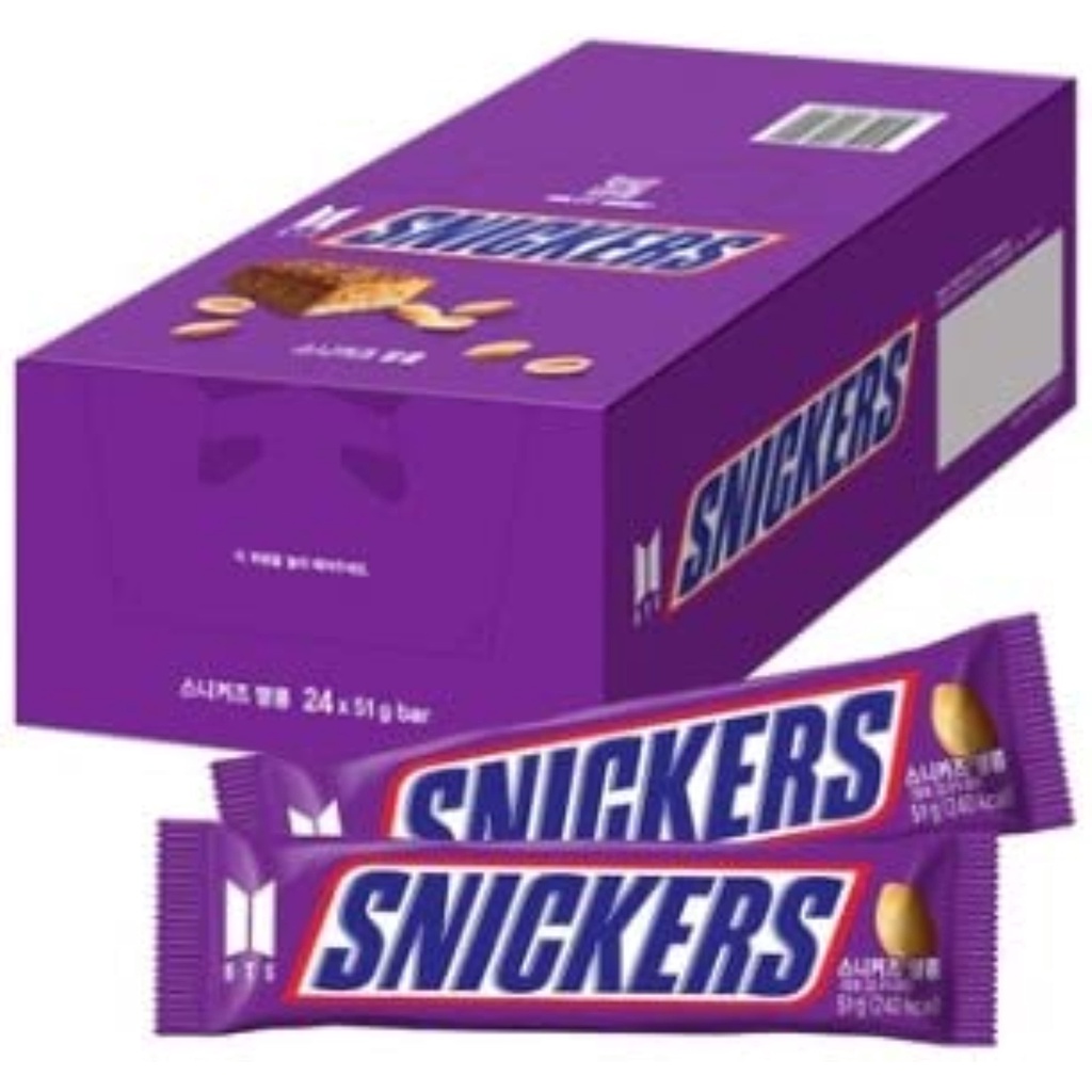 Bts Snickers Collaboration Product Bts Snickers (Bts Music Pack) ขนม ...