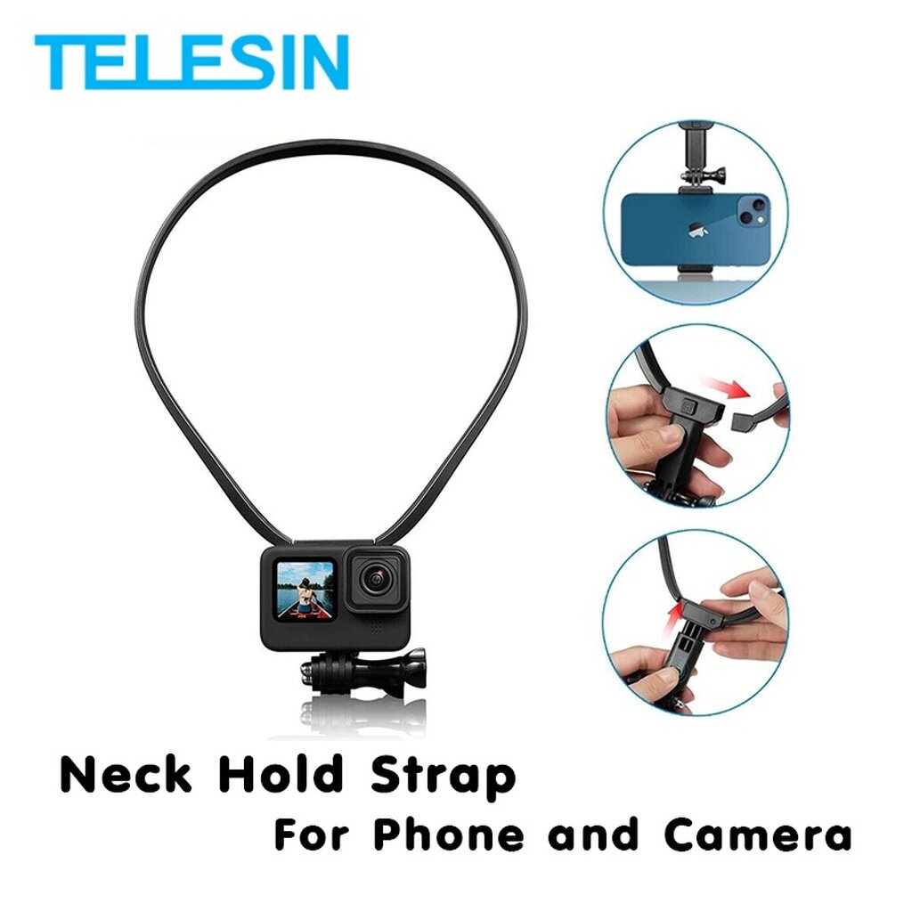 Telesin Neck Hold Strap Mount สายคล้องคอ for GoPro / DJI / Insta360 ...