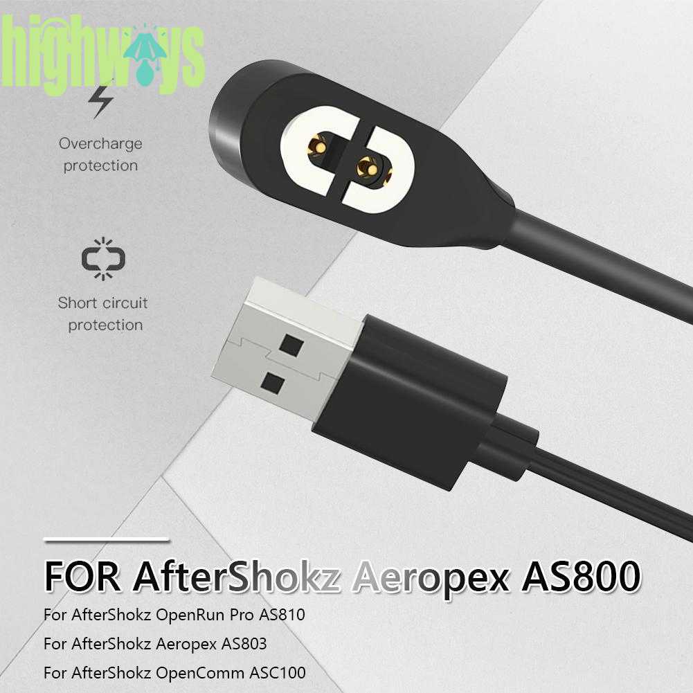 สายชาร์จหูฟัง USB 5V 1A 60 ซม. 100 ซม. สําหรับ AfterShokz OpenRun Pro AS810/Aeropex AS800 ...