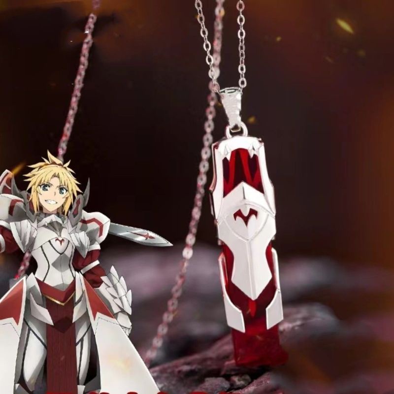 สร้อยคอคอสเพลย์ จี้การ์ตูนอนิเมะ FGO Fate Grand Order Mordred Saber พร ...