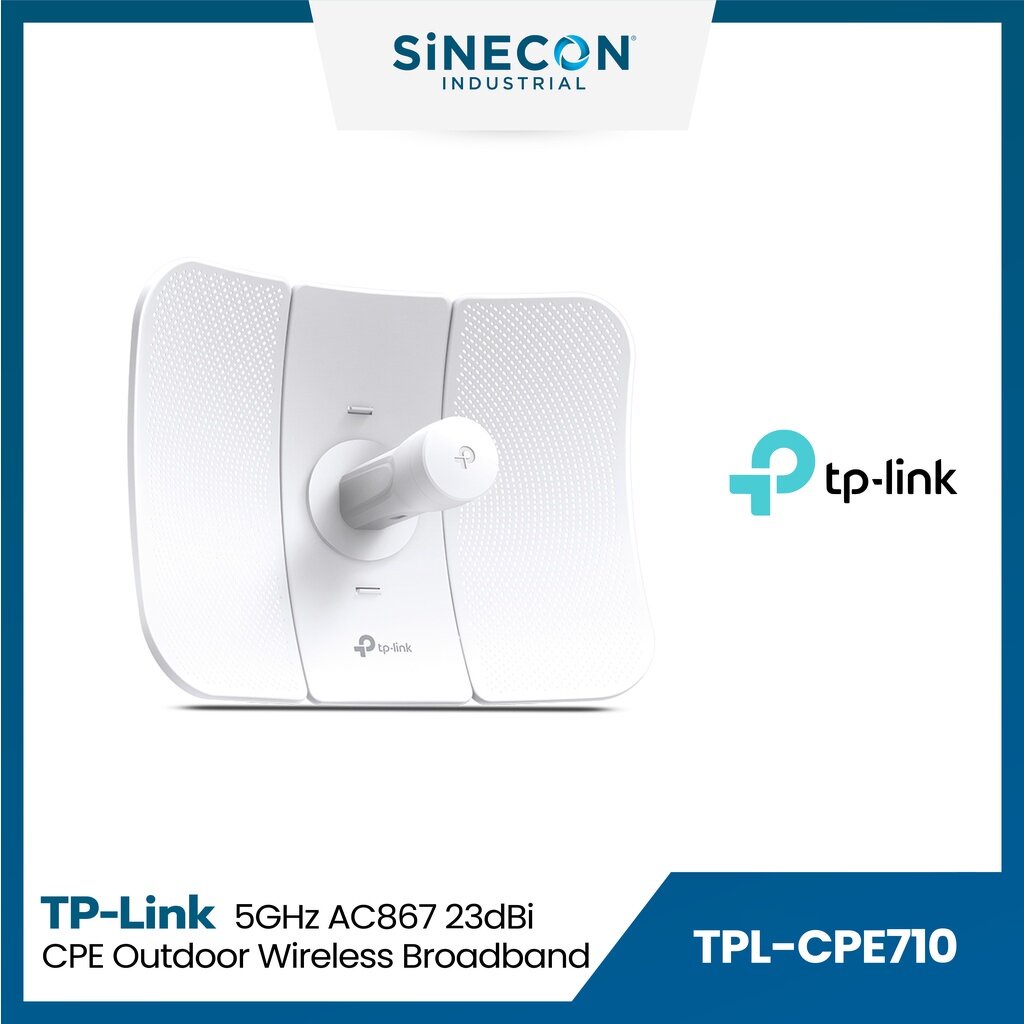 TP-Link รุ่น CPE710 AC867 ตัวกระจายสัญญาณไร้สาย แบบ 5 GHz 23dBi Outdoor ...