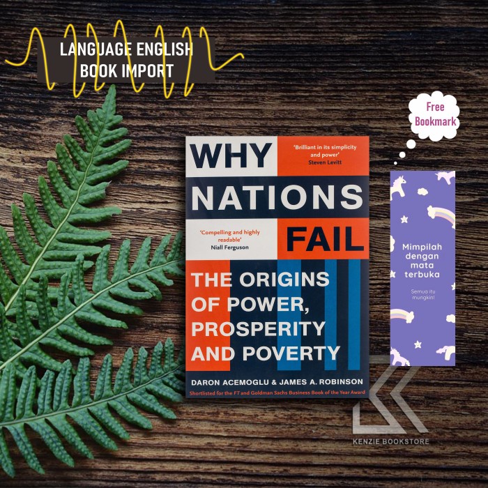 หนังสือ Why Nations File: A Book by Daron Acemoglu (ภาษาอังกฤษ ...