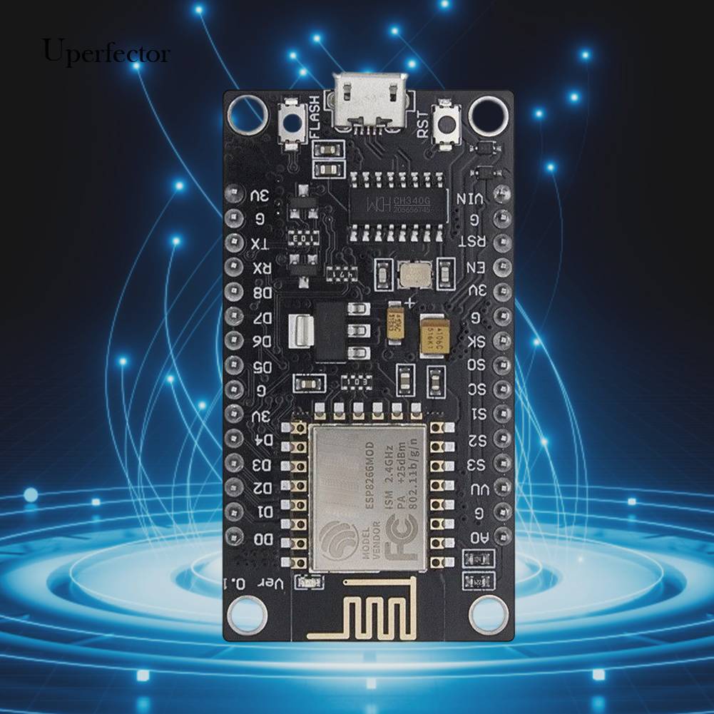 [Uperfector.th] โมดูลบอร์ดพัฒนา ESP8266 Dev Board V3 CH340 NodeMcu WiFi ...