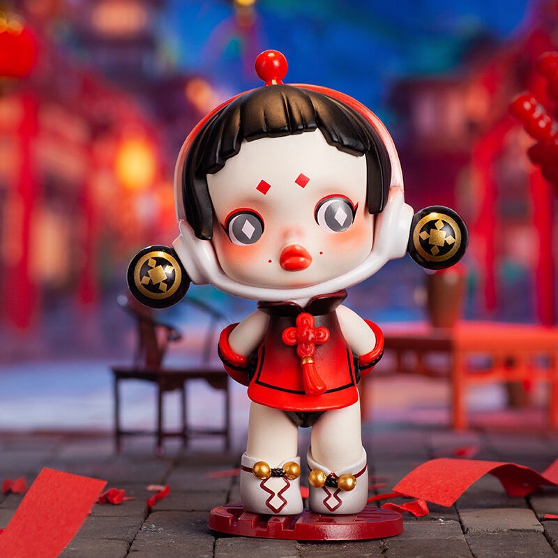 【original】POP MART crybaby Molly Dimoo The Year of Tiger กล่องสุ่ม ...