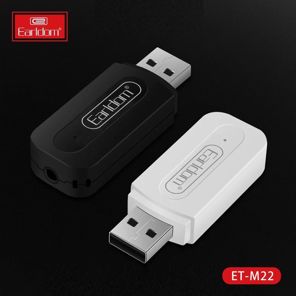 Bluetooth Receiver ตัวรับสัญญาณเสียง Bluetooth Earldom ET-M22 Bluetooth Receiver | Shopee Thailand