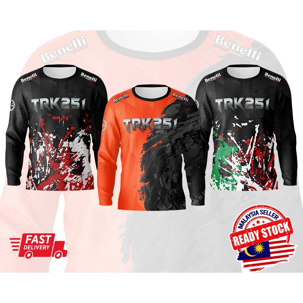 [พร้อมส่ง] ใหม่ เสื้อยืดลําลอง แขนสั้น พิมพ์ลาย Benelli TRK 251 Weekend ...