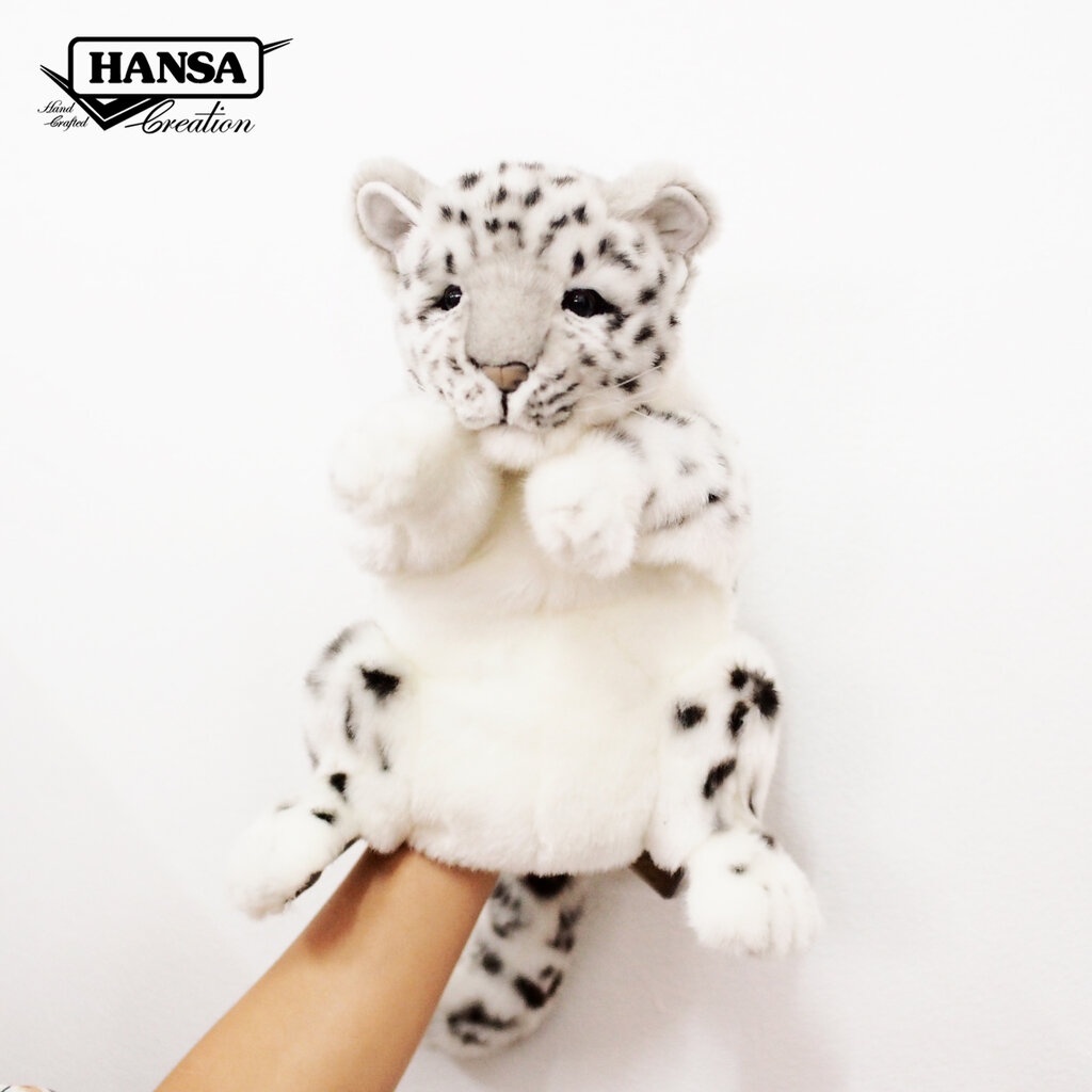 7502 ตุ๊กตามือ เสือดาวหิมะ Snow Leopard Puppet | Shopee Thailand