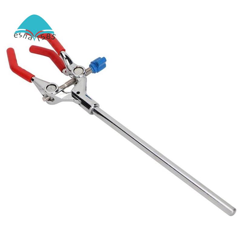 Lab Clamp 28 ซม. 3 ง่ามสไตล์นิ้วยางเคลือบหัวห้องปฏิบัติการแคลมป์มัลติฟั ...