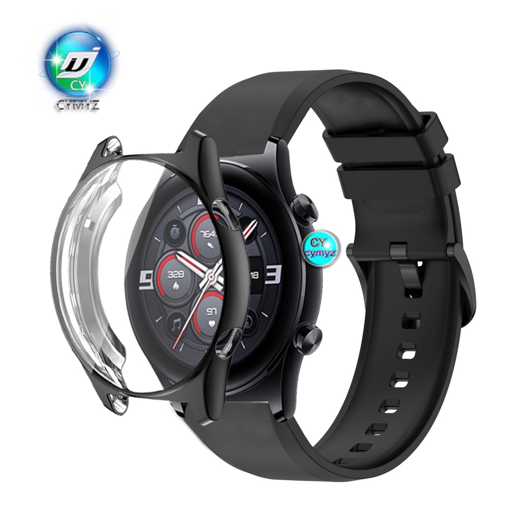 Honor Watch GS 3 GS 4 เคสป้องกัน สายนาฬิกาซิลิโคน สายนาฬิกา HONOR Watch ...