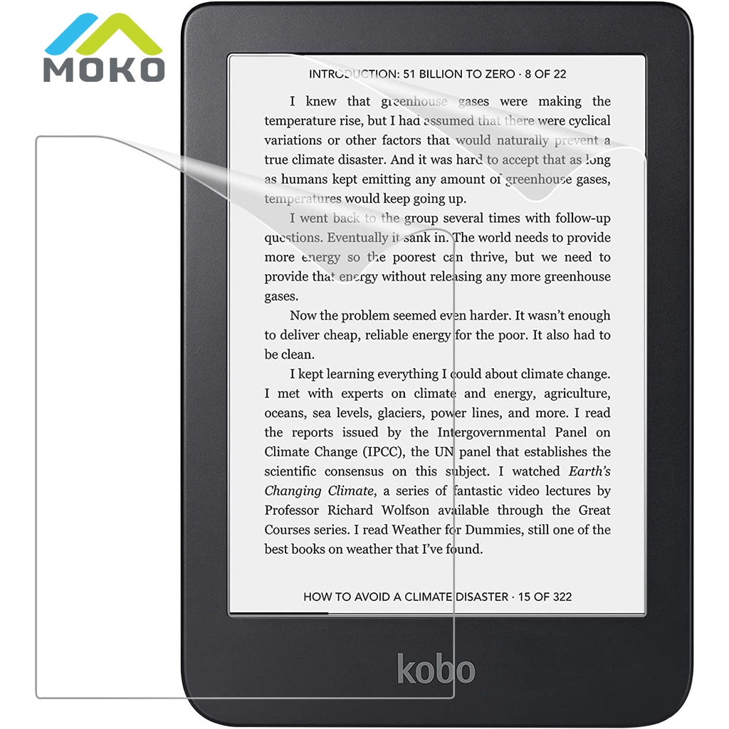Moko 2-Pack Screen Protector สําหรับ Kobo Clara Color 6Kobo Clara BW ...
