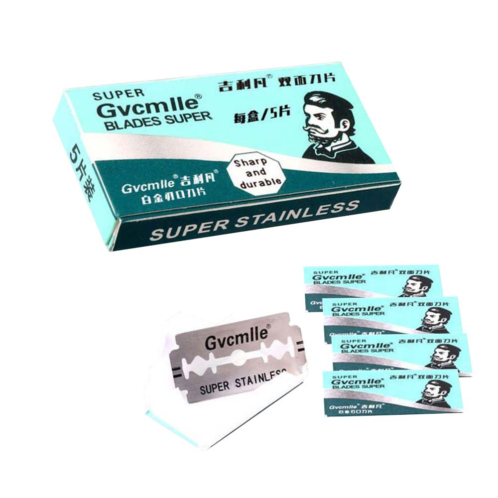 100 blades Best quality Gillespane stainless steel double blade razor ...