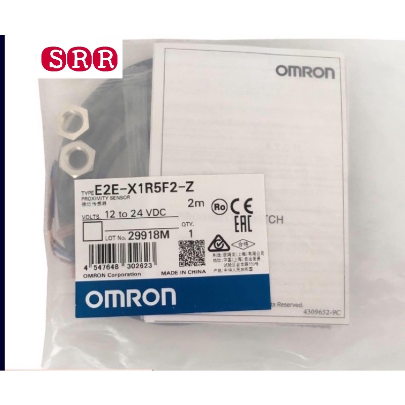 พร้อมส่ง เซ็นเซอร์ E2E-X1R5F2-Z. sensor จับโลหะ ชนิดPNP-NC. 3สาย ...