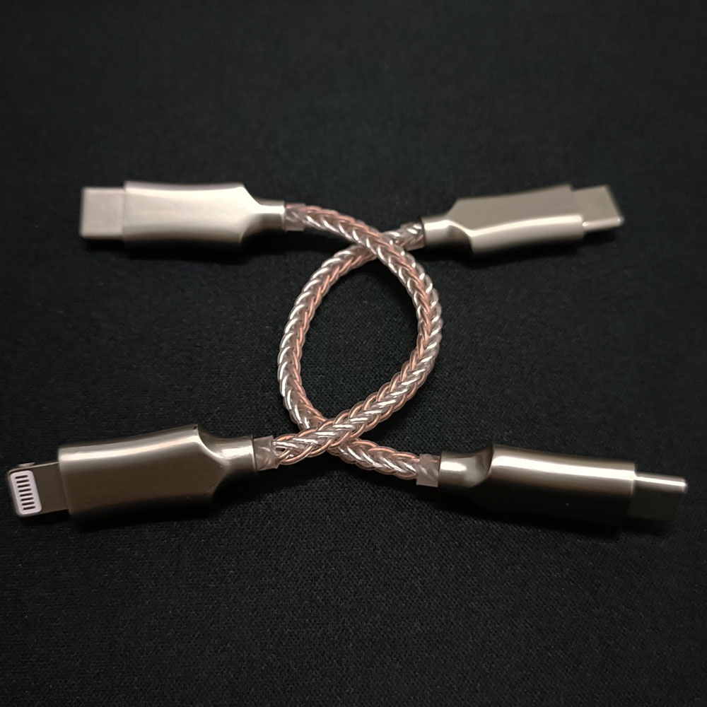 สายเคเบิล Type-C DAC OTG 8 Core คริสตัลทองแดง USB C เป็น Micro USB ...