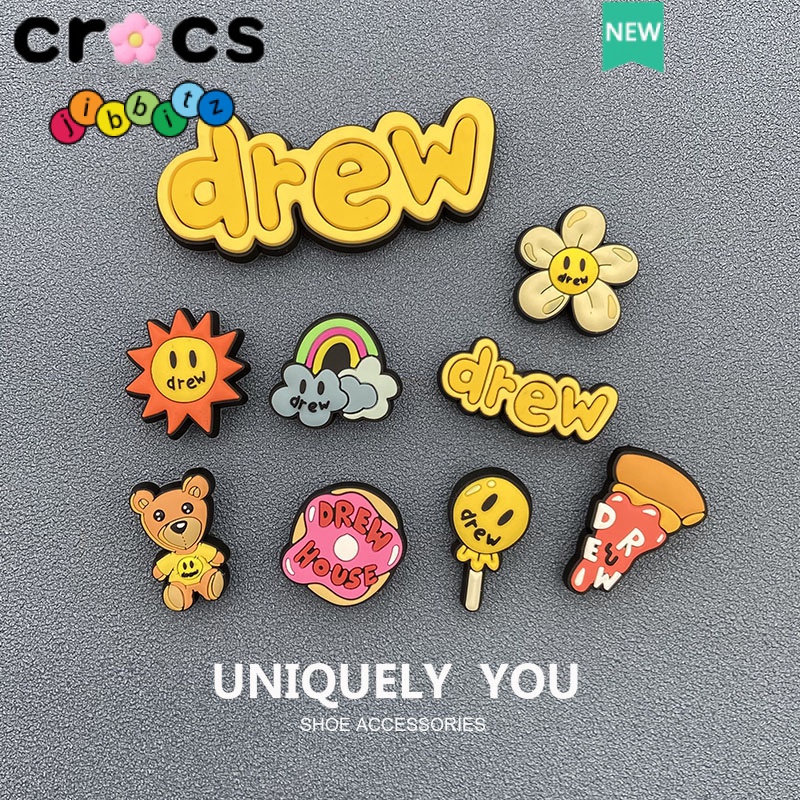 jibbitz crocs จิ๊บบิท Shore Charms DREW jibbitz ชุด ขาตั้งโครเชต์ ...