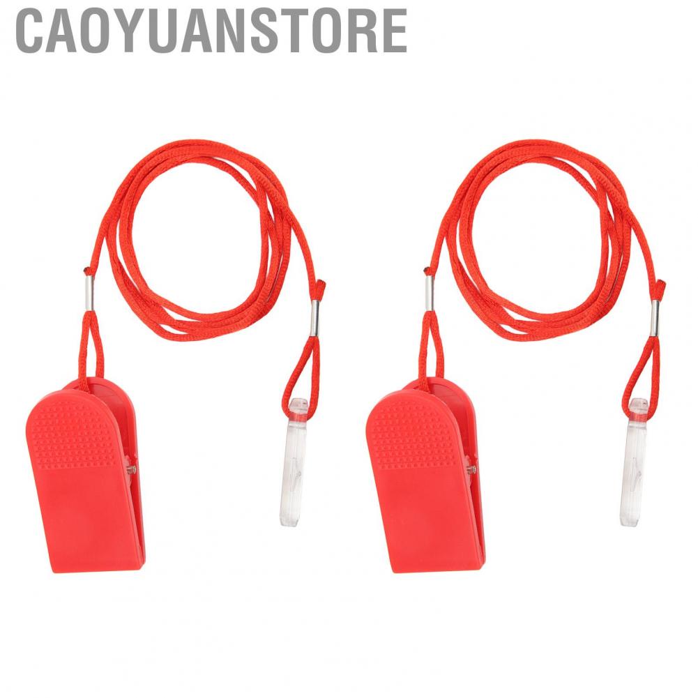 Caoyuanstore Treadmill Safety Switch Red ABS Treadmill Safety Key ...