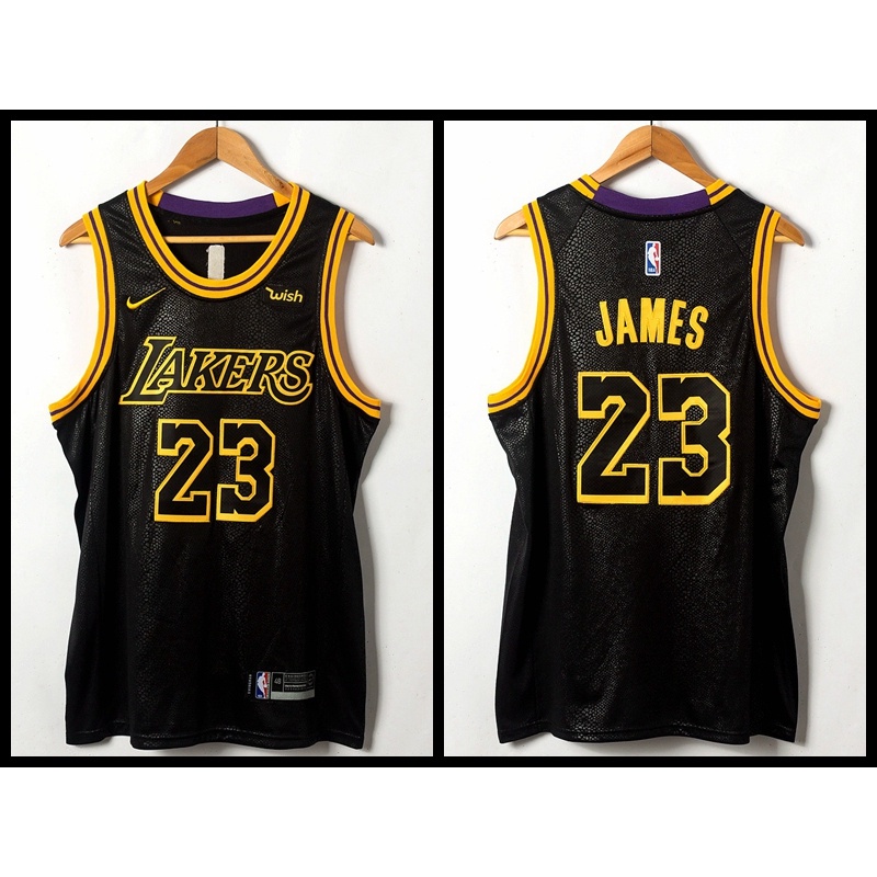 เสื้อยืด ลายทีมบาสเก็ตบอล Los Angeles Lakers nba jerseys LeBron James ...