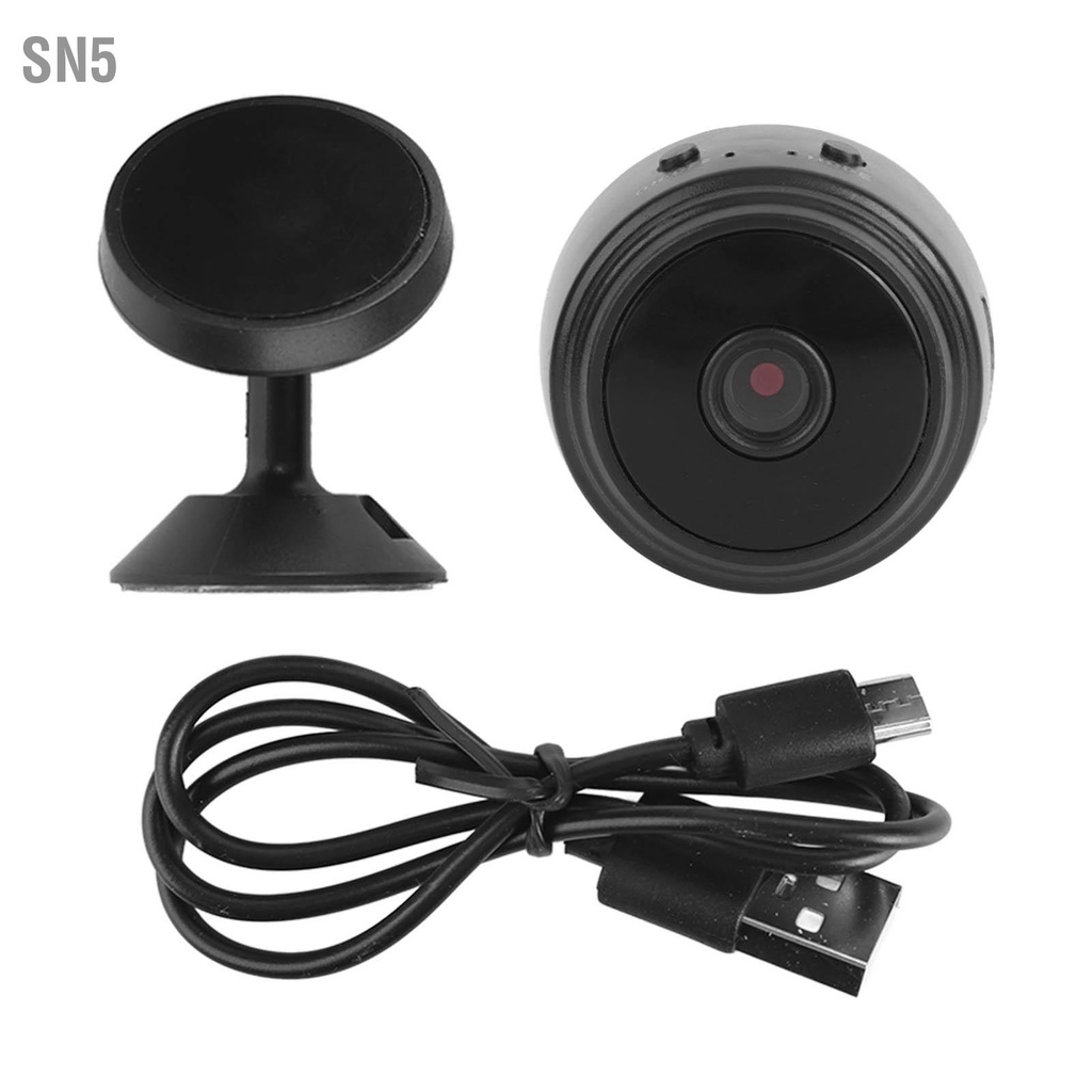 SN5 กล้อง WiFi ไร้สาย 120° มุมกว้าง 720P ระบบเฝ้าระวังขนาดเล็กกล้องวงจรปิดสำหรับเด็กผู้สูงอายุ ...