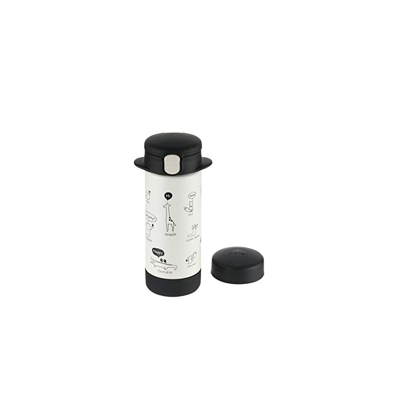 Richell 2WAY Stainless Slim Mug 240 Black 240ml | Shopee Thailand