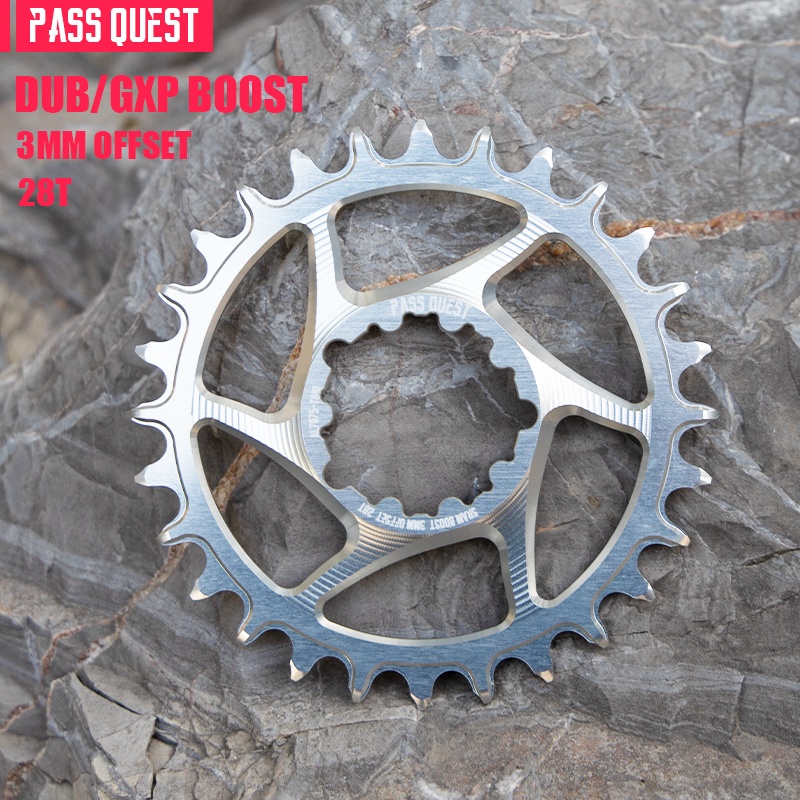 ใบจาน Sram Direct Mount 3mm Offset GXP chainring narrow wide 28-38T ...