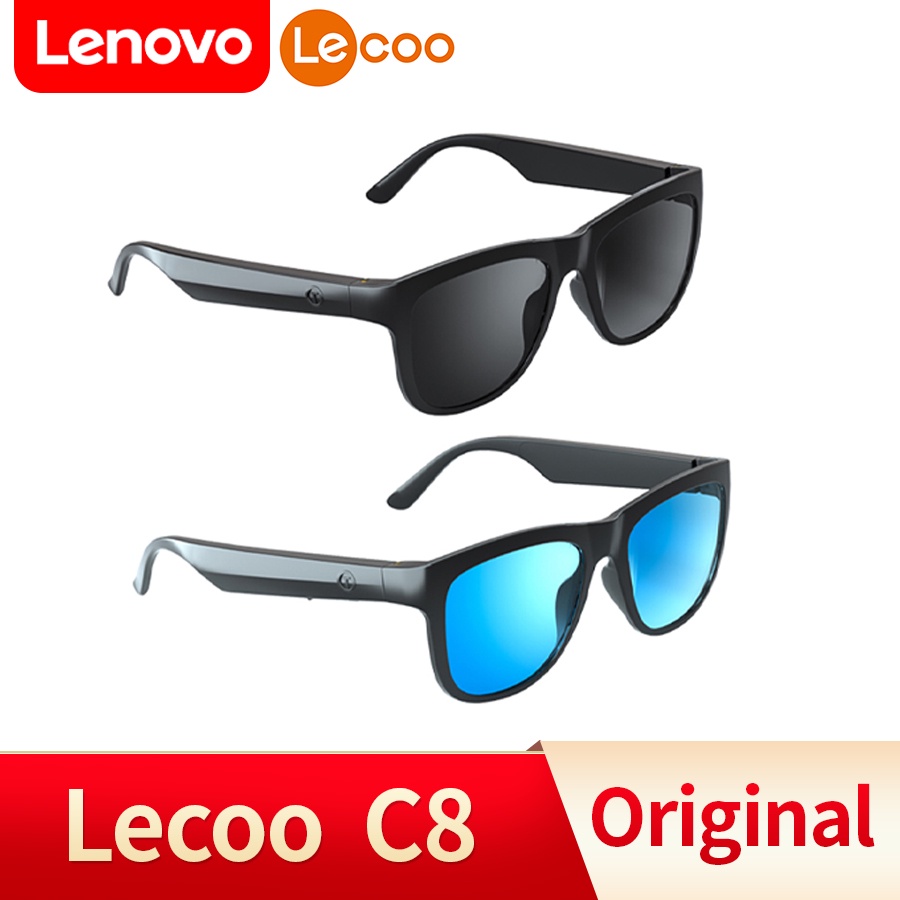 Lenovo Lecoo C8 แว่นตาสมาร์ทไร้สาย Bluetooth 5.0 แว่นตากันแดดกีฬา ...