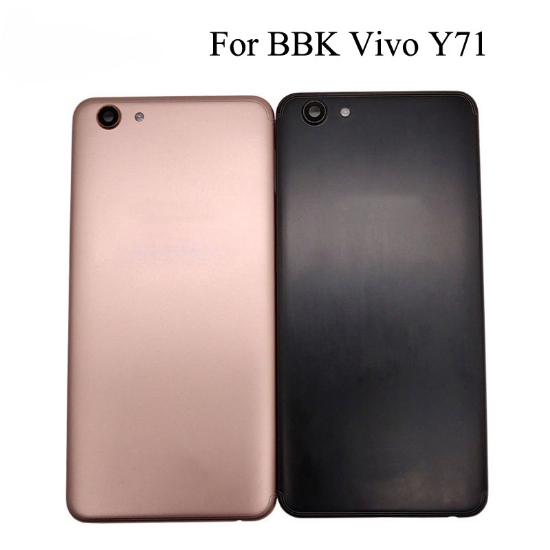 สีดํา/ทอง 6.0 นิ้วสําหรับ BBK Vivo Y71 Y71i Y71A ฝาหลังแบตเตอรี่ประตู ...