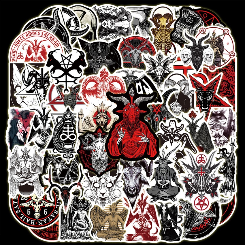 สติกเกอร์ Punk Darkness Hell Satan VS Pan Series 02 สําหรับตกแต่ง สติก ...