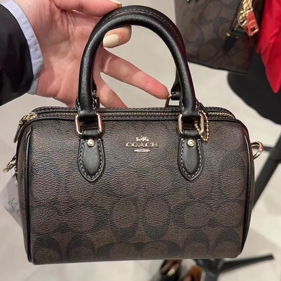 COACH ch160 ch469 ch370 ch159 MINI Rowan กระเป๋าสะพายไหล่ผู้หญิง ...