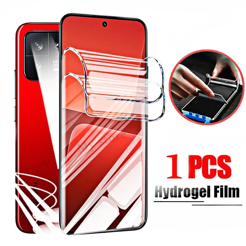 ฟิล์มไฮโดรเจลผิวโค้งเต็มรูปแบบใช้สำหรับ Xiomi Xiaomi Mi 15 14 14T 13 13T 12 12s 12T 11 Ultra 11T ...