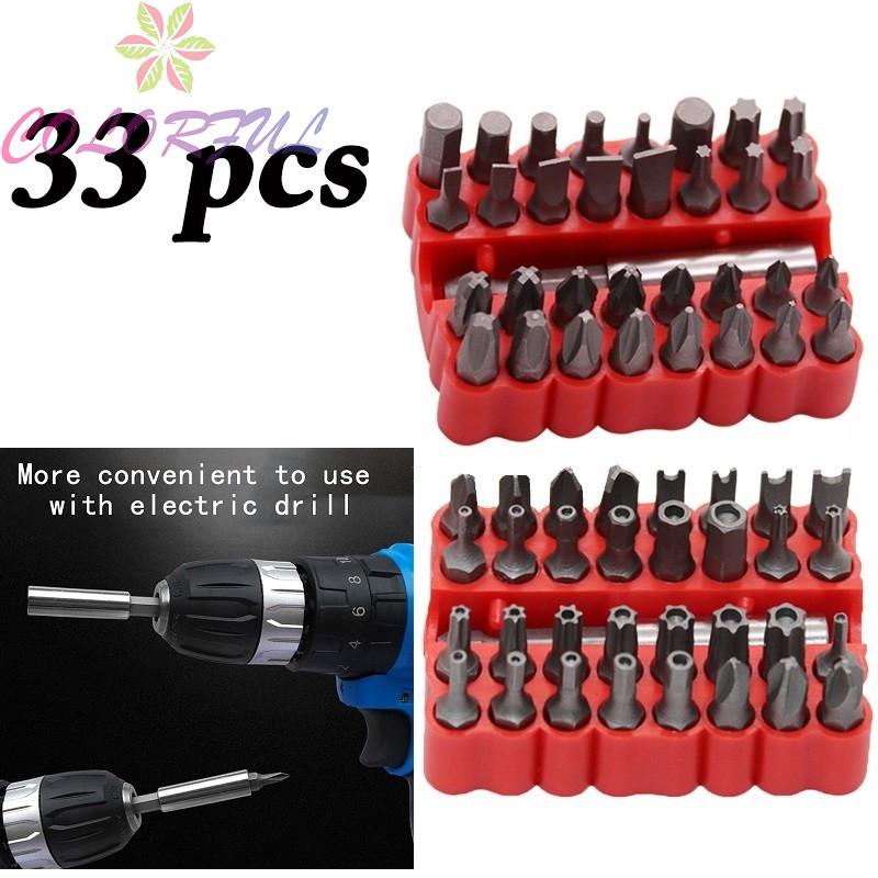 【COLORFUL】Comprehensive and Durable 33Pc Magnetic Screwdriver Bit Set ...
