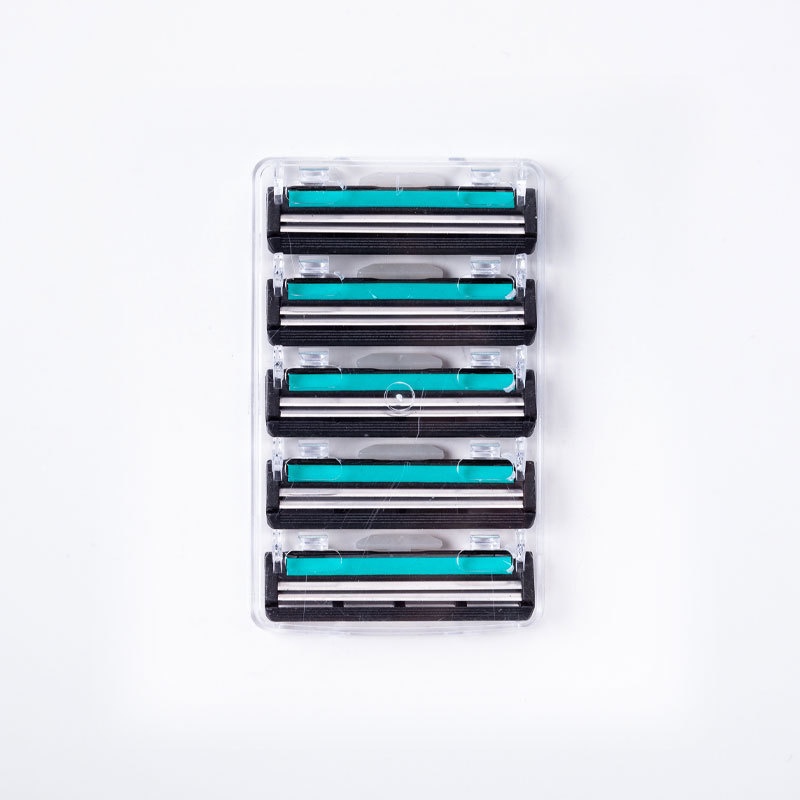 PINFU_SHOP มีดโกนหนวด ใบมีด 2 ชั้น ใบมีดสแตนเลส มีดโกนด้ามเขียว ใบมีด ...