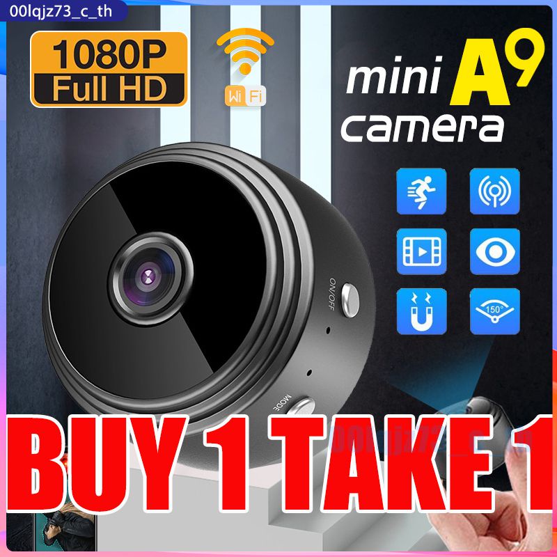 ซื้อ 1 แถม 1 A9 Mini Camera Wireless WiFi IP Webcam Monitor Security ...