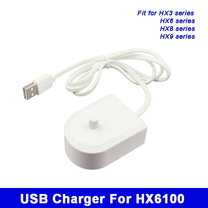 แท่นชาร์จ USB 5V HX6100 สําหรับแปรงสีฟัน Philips Sonicare HX6235 HX6240 ...