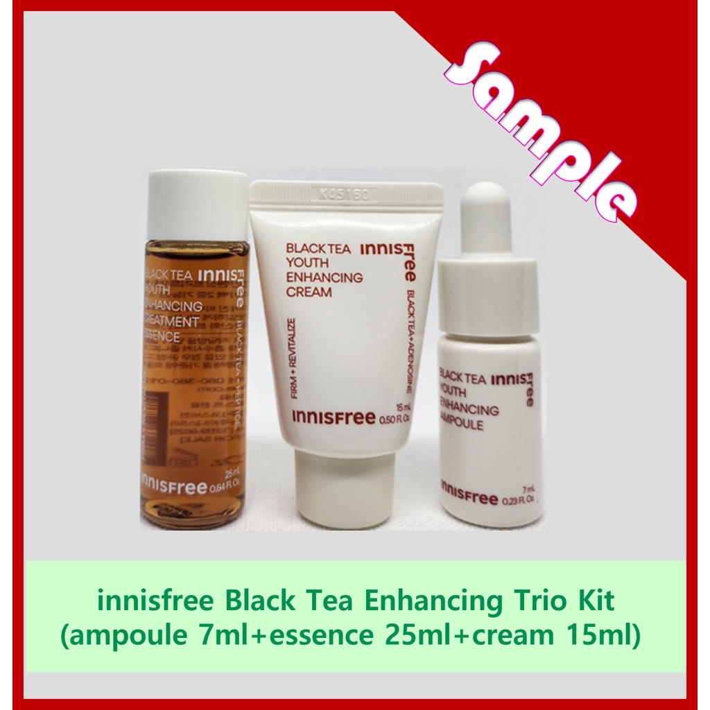 [สินค้าทดลอง] ชุดทรีโอเสริมพลังชาดำของอินนิสฟรี / innisfree Black Tea ...