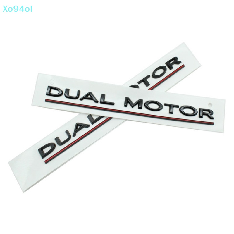 Xo94ol สติกเกอร์ตราสัญลักษณ์ตัวอักษร DUAL MOTOR ประสิทธิภาพสูง สําหรับ ...