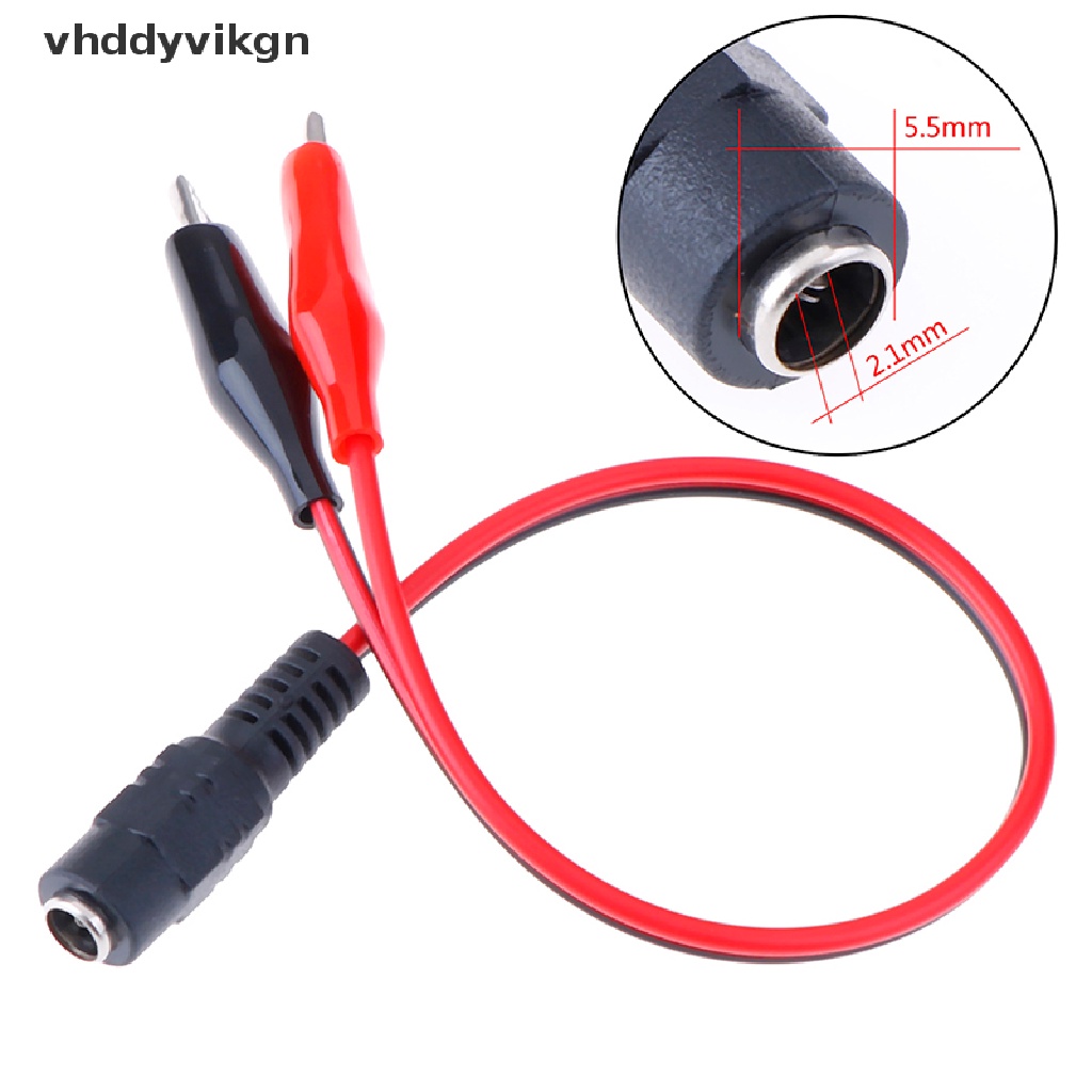 Vhdd คลิปปากจระเข้ 12V DC เชื่อมต่อแรงดันไฟฟ้า เป็นตัวเมีย 1 ชิ้น ...