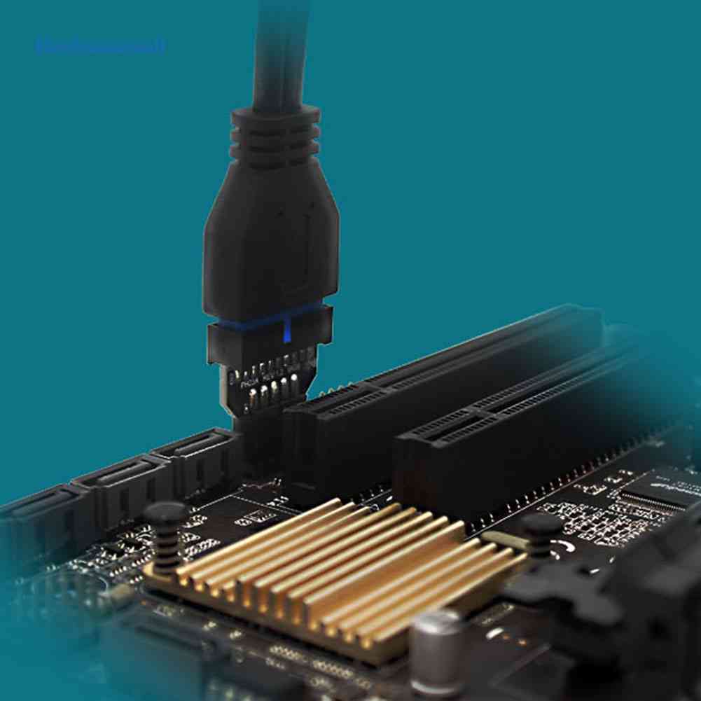 [ElectronicMall01.th] อะแดปเตอร์ปลั๊กเชื่อมต่อ 9 Pin USB3.0 เป็น USB 2. ...