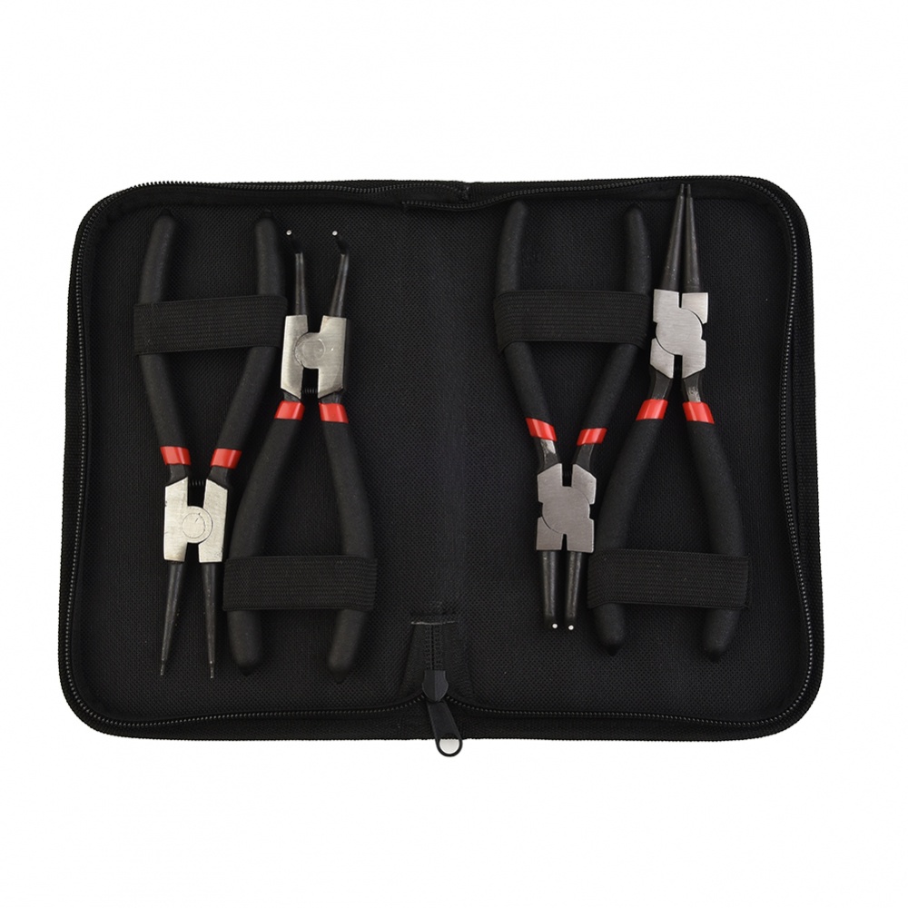 【COLORFUL】Professional 4 Piece Circlip Pliers Set Ideal for Removing ...