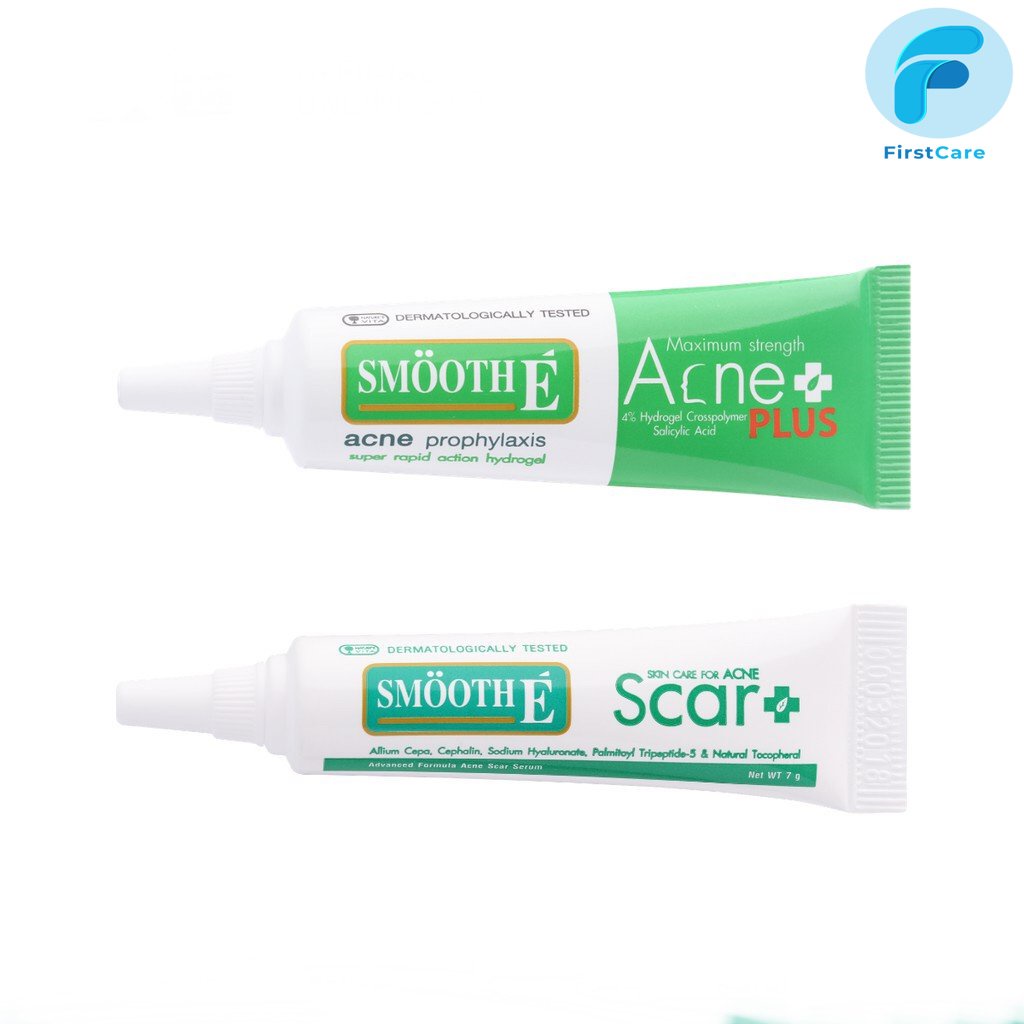 Smooth E Acne Scar Set – สมูทอี แอคเน่ สการ์ [ First Care ] | Shopee ...