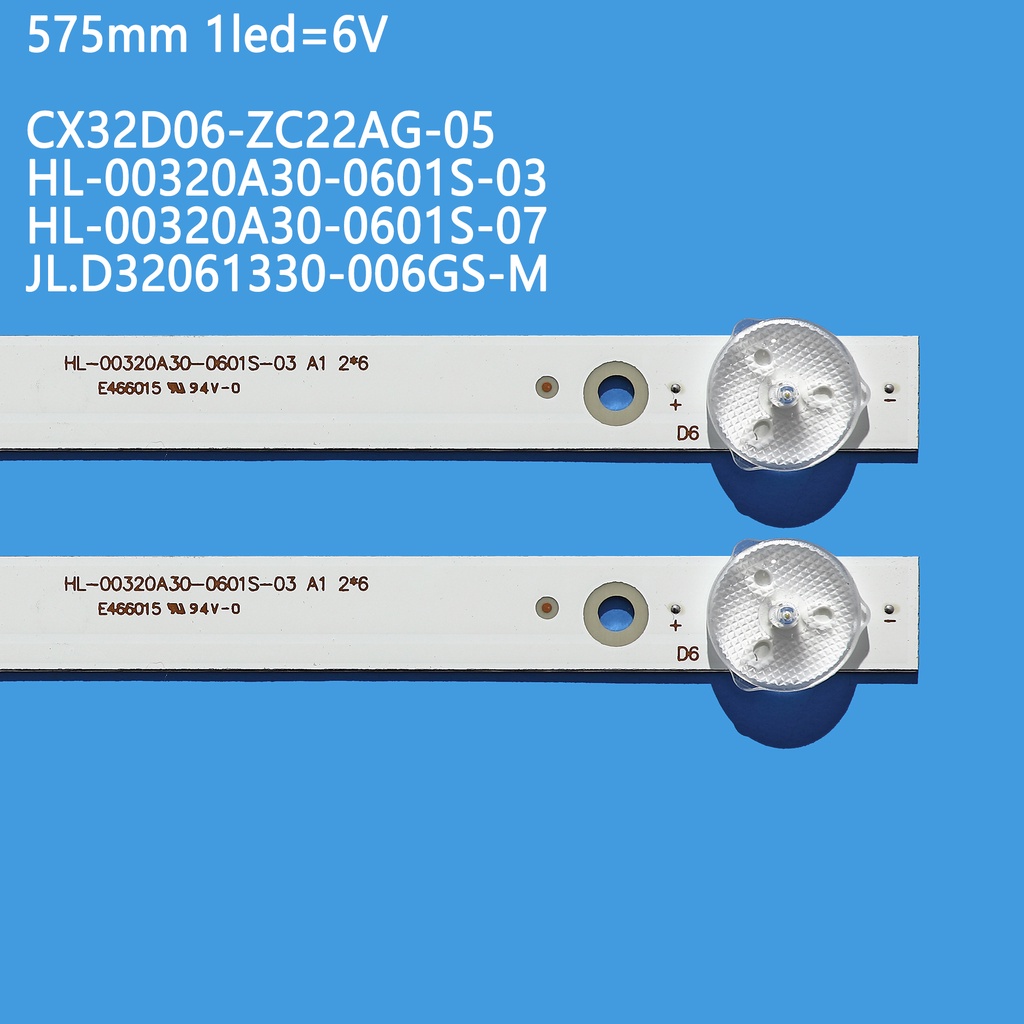 แถบไฟแบ็คไลท์ LED สําหรับ V320BJ6-Q01 CX315DLEDM CX32D06-ZC22AG 303CX 2 ...