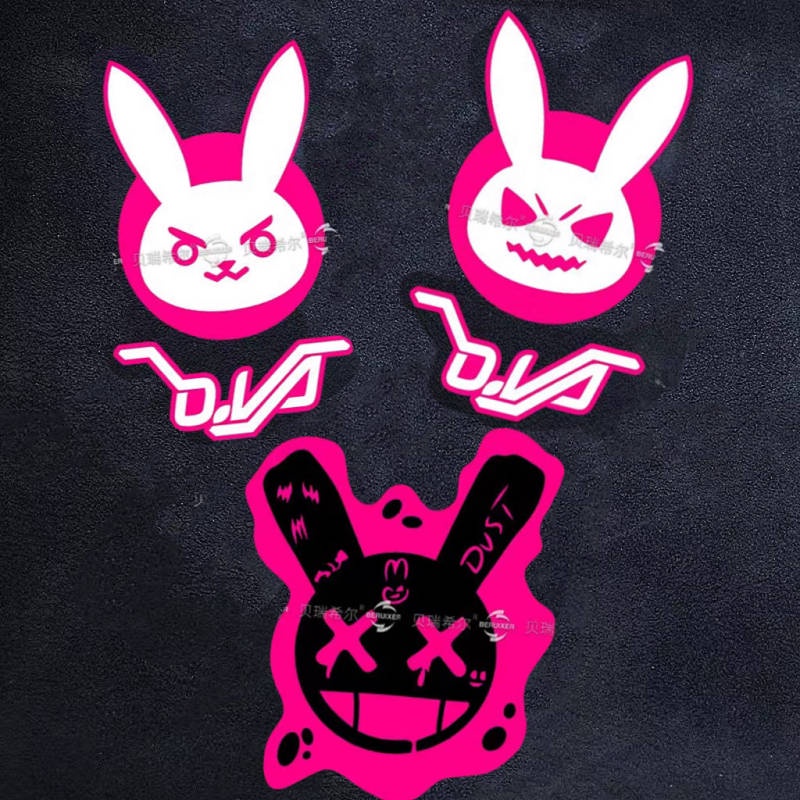 Ow Watch Pioneer Widowmaker Widow DVA Rabbit Game Sticker Car Body ...