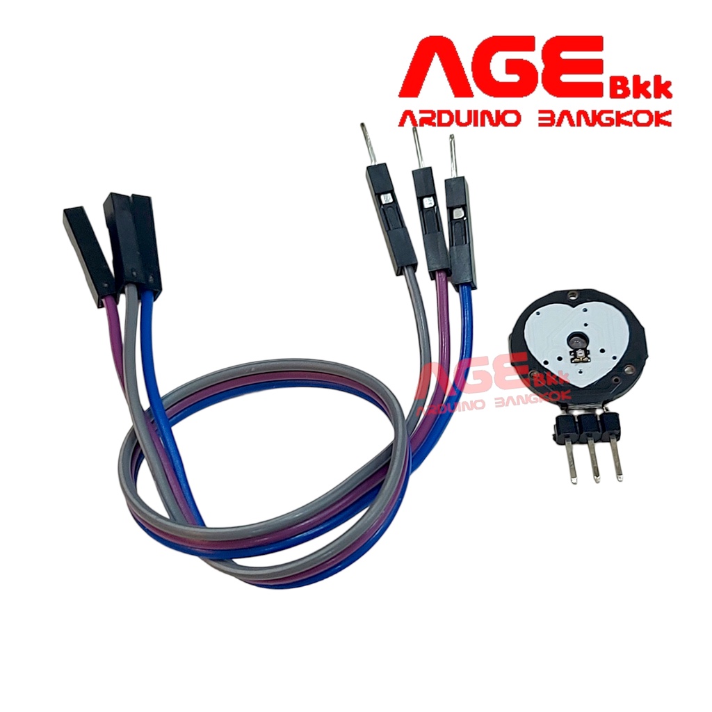 XD-58C โมดูลวัดชีพจรตรวจจับการเต้นของหัวใจ Pulse Heart Sensor Amped สำหรับ Arduino แบบเสียบสาย ...
