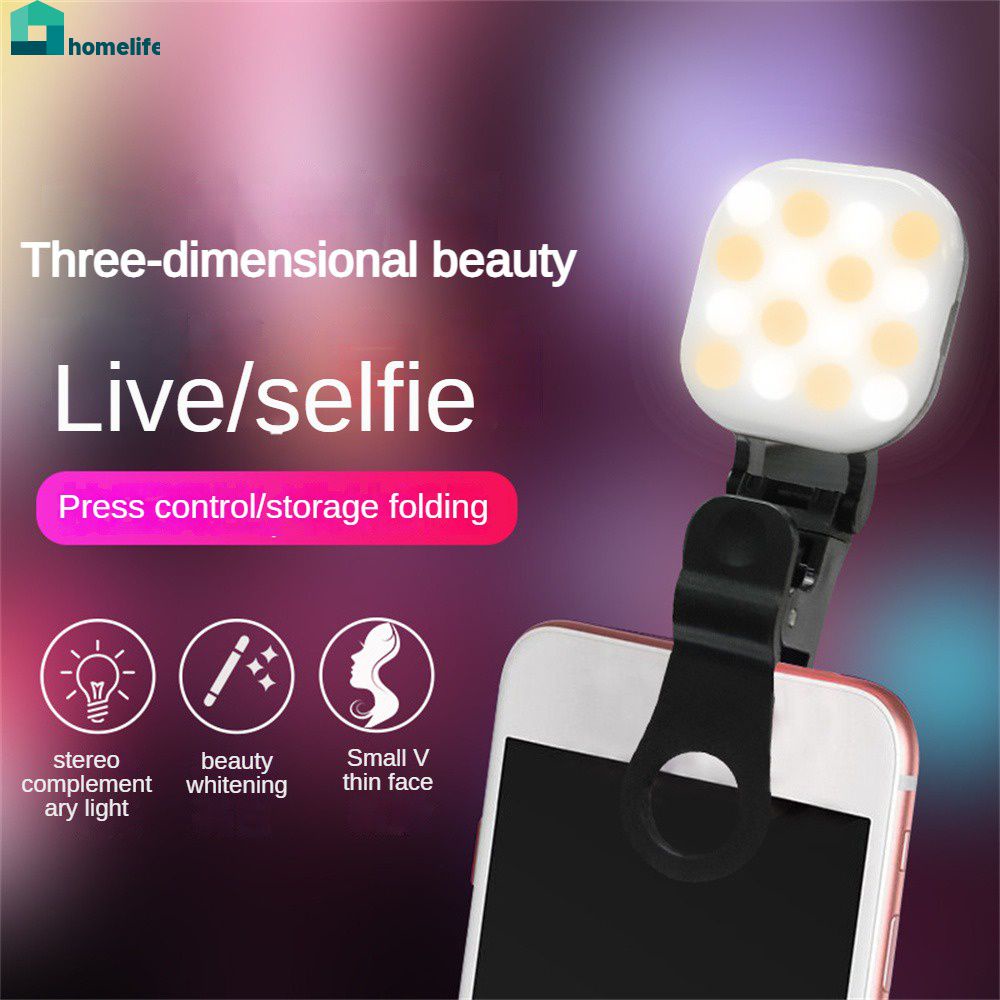 Selfie Lights Portable Selfie Led Dimmable Light Mobile Phone Light ...