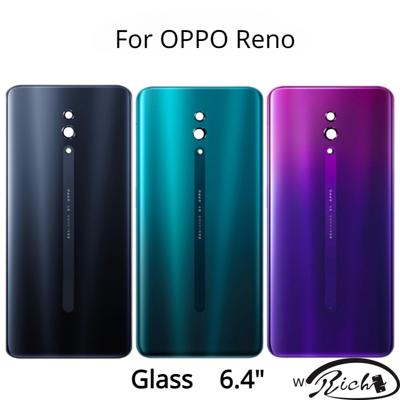 ใหม่ ฝาครอบแบตเตอรี่ด้านหลัง แบบเปลี่ยน สําหรับ OPPO Reno CPH1917 ...
