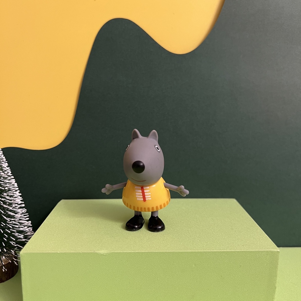 ตุ๊กตาฟิกเกอร์ Peppa Pig antelope bull coyote mole rat goat Alexander ...